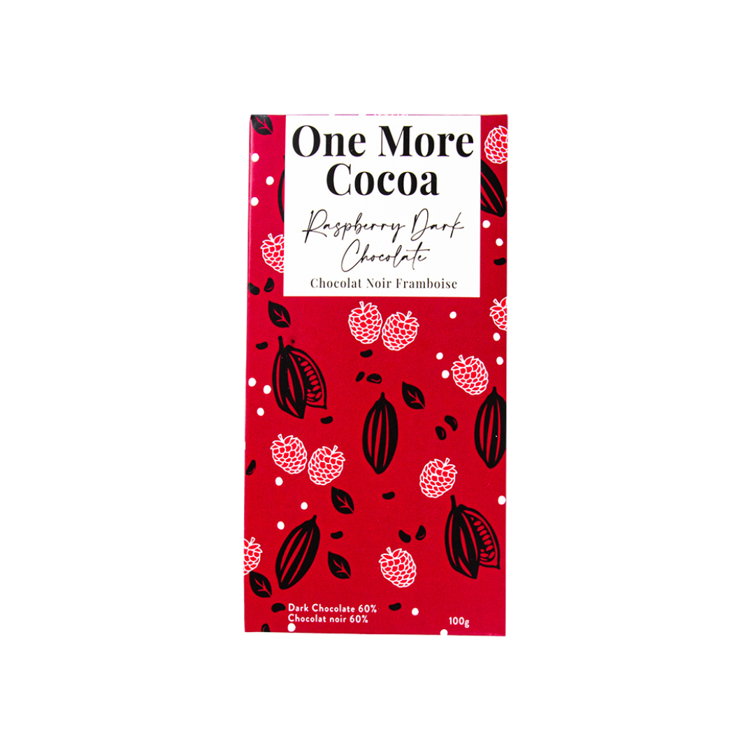 Raspberry Dark Chocolate – One More Cocoa